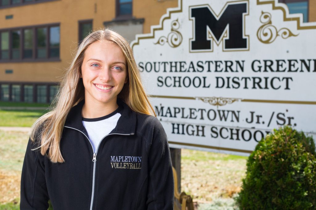 Madison Bogden, volleyball - Herald-Standard